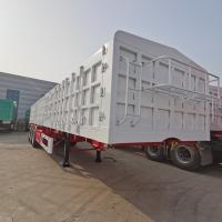 China 30 50 80 Ton Cargo Carrier Semi Box Trailers Heavy Duty Grade Customization for sale