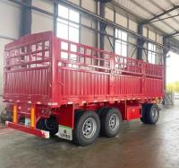 China Side Wall Height 600-1500mm Heavy Duty Full Trailer for Timber and Bulk Cargo Transport for sale