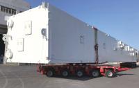 China Self-Propelled Modular Transporter SPMT With Advanced Steering System And 48 Ton Capacity for sale