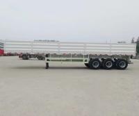 China 60 Ton 80 Ton 3 Axle 4 Axle Fence / Side Wall Semi Trailer For Cargo Transport for sale