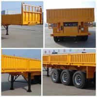 China Sidewall Open 3axle Semi Trailer for Bulk Cargo Transport and 50/60ton Capacity for sale