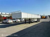 China Affordable Skeleton Flat Transport Semi Trailer With Jost E100 Landing Gear for sale