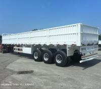 China 1310mm Wheel Base Side Wall / Side Drop / Side Board / Cargo Transport Truck Semi Trailer for sale