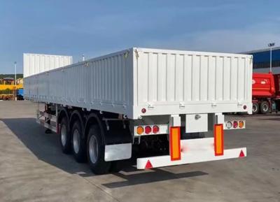 China 1840mm Tread Side Wall Board Fence Cargo Stake Van Curtain Transport Trailer for sale