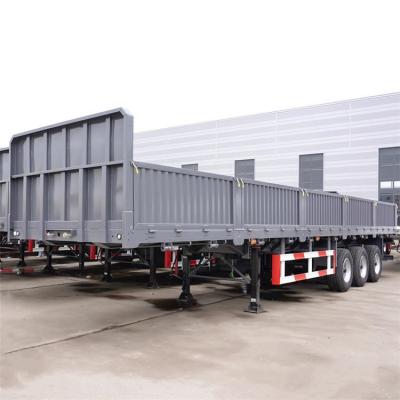 China Construction Freight Hauling Semi Trailer With Fuwa / BPW Axle for sale