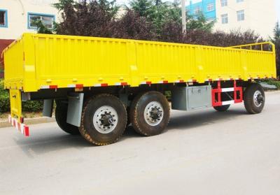 China Jost Kingpin 12 Tires Customizable Flatbed Trailer for Diverse Transport Needs for sale