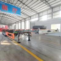 China ABS Anti-lock Braking System Container Transport Skeleton / Skeletal Chassis Semi Trailer for sale