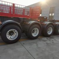 China 30t-50t Load Capacity Skeletal Semi Truck Trailer with 1310mm Wheel Base for sale