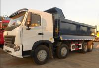 China Good Condition Used 6*4 Sinotruck HOWO Mining Tipper Truck White Tire Design Tubeless for sale