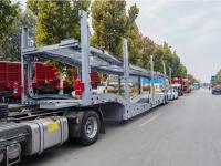 China Double-decker hydraulic car carrier trailer can transport 7 cars ADR certified car trailer for sale