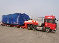 China The 12-axle modular trailer with hydraulic steering can transport extra-long and extra-heavy cargo for sale
