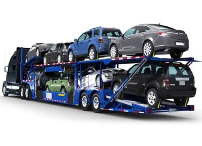 China Two-Axle Car Carrier Trailer Can Transport 7 Cars for sale
