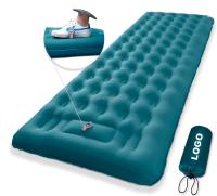 China 40D Nylon TPU Outdoor Sleeping Mat Portable Camping Ultralight Backpacking Air Mattress for sale