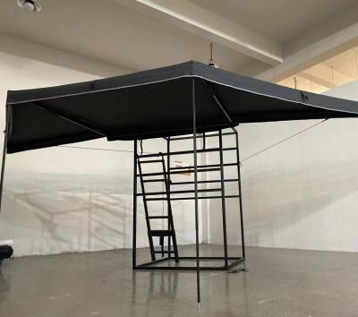 China Outdoor Camping Car Rear 180 Degree Awning SUV Truck Canvas Car 180 Awning for sale