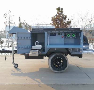 China Factory Camping Mini off Road caravan Van Camper Travel Trailer Camping Trailer for sale