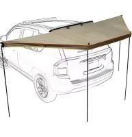 China 4x4 180 Degree Car Side Awning Freestanding  Waterproof Free-standing Awning for sale