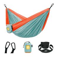 China New Lightweight Nylon Parachute Hanging Camping Hammock For outdoor Beach Hiking for sale