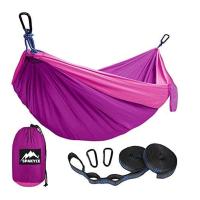 China New High Quality Outdoor Portable Parachute Hanging Hammock Softest Nylon Hammock Swing Camping Hammock for sale