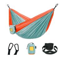 China New High Quality Outdoor Portable Parachute Hanging Hammock Softest Nylon Hammock Swing Camping Hammock for sale
