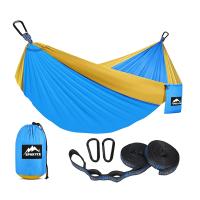 China 2022 High Quality Customized Portable Nylon parachute Camping Hammock For Backpacking Hiking for sale