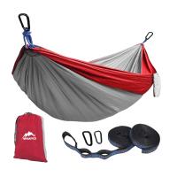 China 2022 High Quality Customized Portable Nylon parachute Camping Hammock For Backpacking Hiking for sale