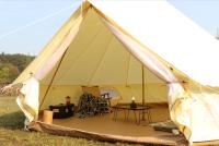 China 2023 Hot Sale Cavas Tent Frame Bamboo Mongolian Yurt Tent for Sale Indian Bell Tent Cotton Canvas for sale
