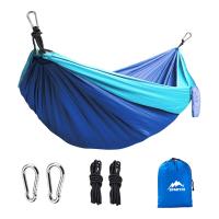 China 2022 New High Quality Portable Nylon parachute Camping Hanging Folding Outdoor Hammock for sale