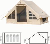 China Portable Outdoor Automatic Cotton Inflatable Tent for 5 People Thickened Rainproof One Bedroom for Camping Tourist Visits for sale