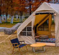 China Portable Outdoor Automatic Cotton Inflatable Tent for 5 People Thickened Rainproof One Bedroom for Camping Tourist Visits for sale