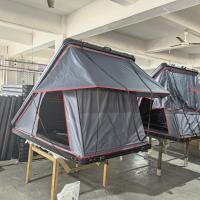 China Waterproof 4x4 Rooftop Tent for Offroad Camper Van 1.45m Width Aluminum Hard Shell Car Roof Top Tent for sale