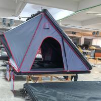 China Waterproof 4x4 Rooftop Tent for Offroad Camper Van 1.45m Width Aluminum Hard Shell Car Roof Top Tent for sale