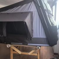 China Dachzelt 4x4 Waterproof Car Roof Camping Tent ABS Hard Shell Automatic 3-4 Person Side Opening Ladder Car Rooftop Tent for sale
