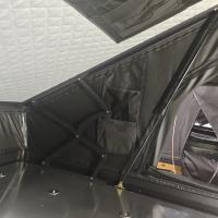 China OEM 4x4 Waterproof Aluminium Hard Shell Roof Tent 4-Person Outdoor Camping Tent Triangle Top Made Oxford Fabric for Vehicles for sale