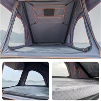 China Aluminum Waterproof Rooftop Tent Hard Shell Pop up HardShell Rooftop Tent for Camping Truck Jeep Car SUV Van for sale