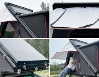 China Wholesale Car Rooftop Tent Mounted Hard Shell ABS 3-4 Person Large Space Outdoor Camp Sleeping SUV Roof Top Tent for sale