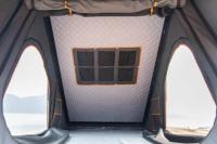 China Aluminum Rooftop Tent Hard Shell Roof Top Tent Hardshell Camping 2-3 People  Roof Tent for Van Jeep SUV Truck for sale