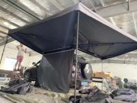 China Car Roof Tent Wall Large 4x4 Awning Free Standing Poles 270 Degree Roof Side Awning With Pole Camp Car Rooftop Tent + Wall for sale