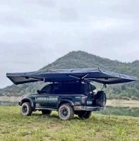 China Double Layer Waterproof Free Standing 600D Car Side Annex Room Awning Freestanding Large 360 Degree Awning with Wall for sale