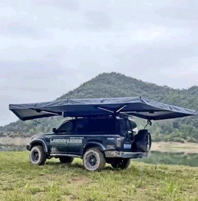 China 360 Awning Free Standing 600D Car Side Annex Room Awning Freestanding Large 360 Degree Awning with Wall for sale