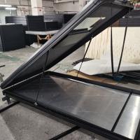 China NEW Factory 4WD Car Camping Roof Top Tent 2025 Outdoor Thickened Waterproof Aluminum Alloy Car Folding Rooftop Tent for Camping for sale