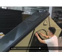China NEW Factory 4WD Car Camping Roof Top Tent 2025 Outdoor Thickened Waterproof Aluminum Alloy Car Folding Rooftop Tent for Camping for sale