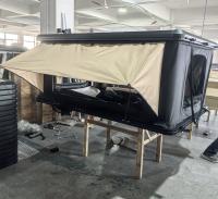 China Camping Aluminum 3 Person Outdoor Z Rooftop Roof Top Small Car Tent Z Fold Triangle Clamshell Hard Shell Top Roof Tent for Tall for sale