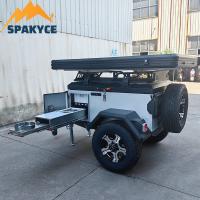 China Small Trailer Off-road Vehicle Trailer Tent RV Wilderness Outdoor Self-driving Camping Trip Trailer House for sale