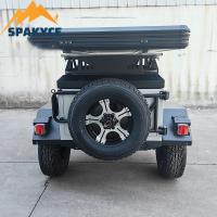 China Small Trailer Off-road Vehicle Trailer Tent RV Wilderness Outdoor Self-driving Camping Trip Trailer House for sale