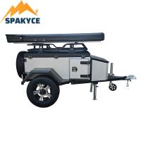 China Small Trailer Off-road Vehicle Trailer Tent RV Wilderness Outdoor Self-driving Camping Trip Trailer House for sale