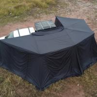 China 4WD Waterproof Car Awning Tent Foxwing 360 Degree Large Standing 360 Awning Extended With Side Wall for sale