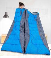 China Outdoor Camping Envelope Style Reachable Sleeping Bag Cold Resistant Thickened Adult Sleeping Bag for sale