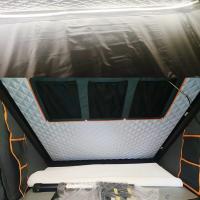 China 4x4 Outdoor 4 Person Aluminum Hard Shell Car Rooftop Tents Triangle Roof Tent Quick Open Waterproof Roof Top Tent for Camping for sale