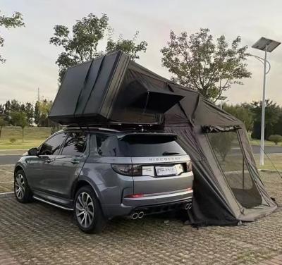 China 4x4 Off-road Waterproof Camping Car Roof Tent Automatic Side Open 4 Person Car Pickup Truck Rooftop Tent Aluminum Hard Shell for sale
