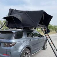 China Wholesale 4X4 Car Side Open ABS Hard Shell Car Rooftop Tents 4 Person Dachzelt Roof Top Tent for Camping Jeep SUV for sale